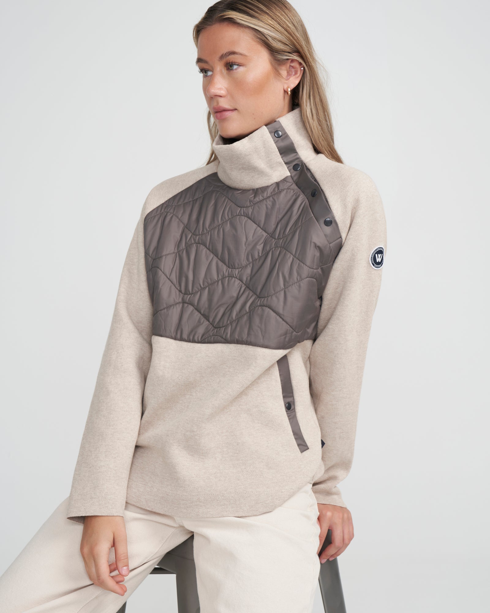 Jannike Windproof- Khaki/Mole – Holebrook USA