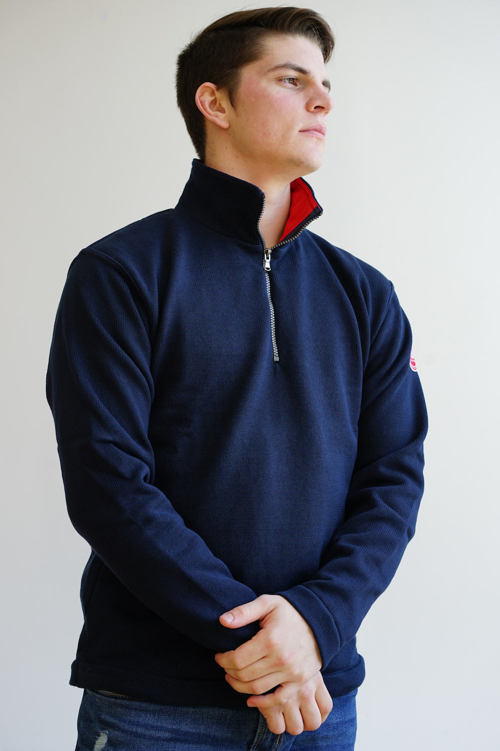 Skipper Windproof Sweater-Navy – Holebrook USA