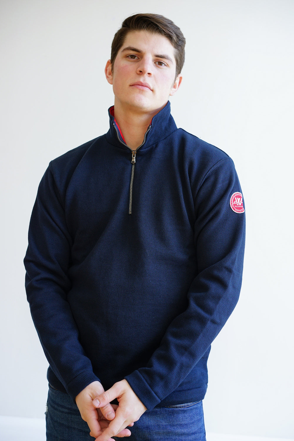 Skipper Windproof Sweater-Navy – Holebrook USA