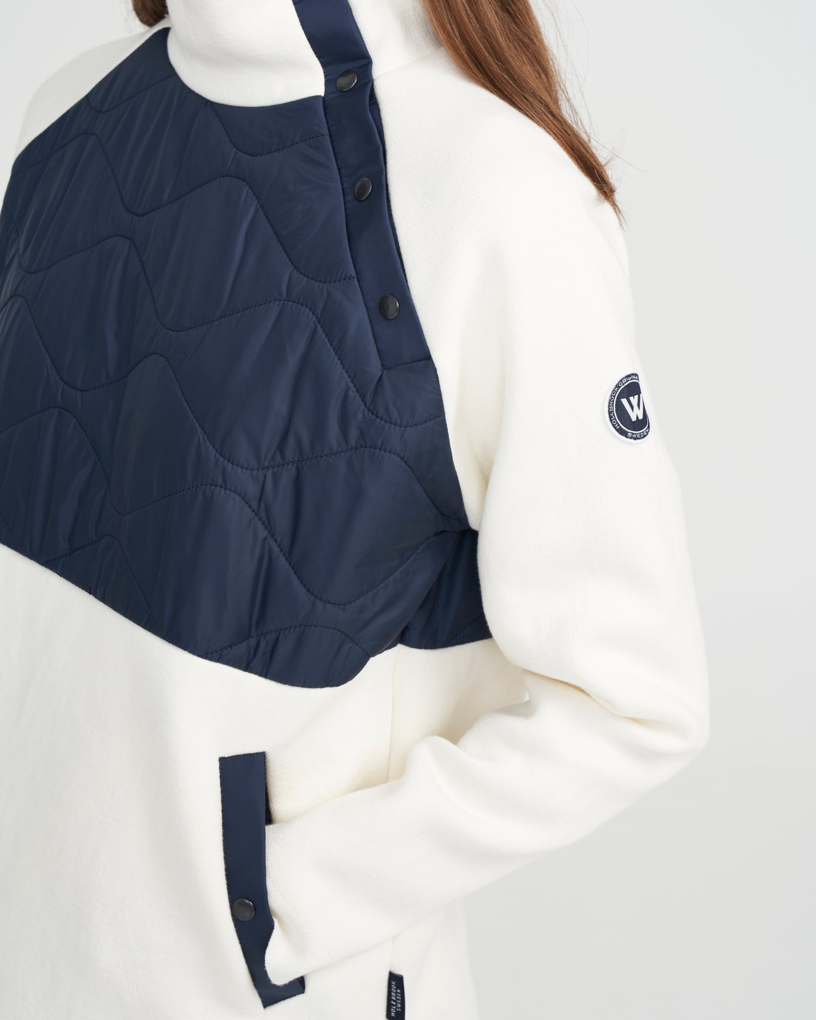 Jannike Windproof- Off White/Navy – Holebrook USA