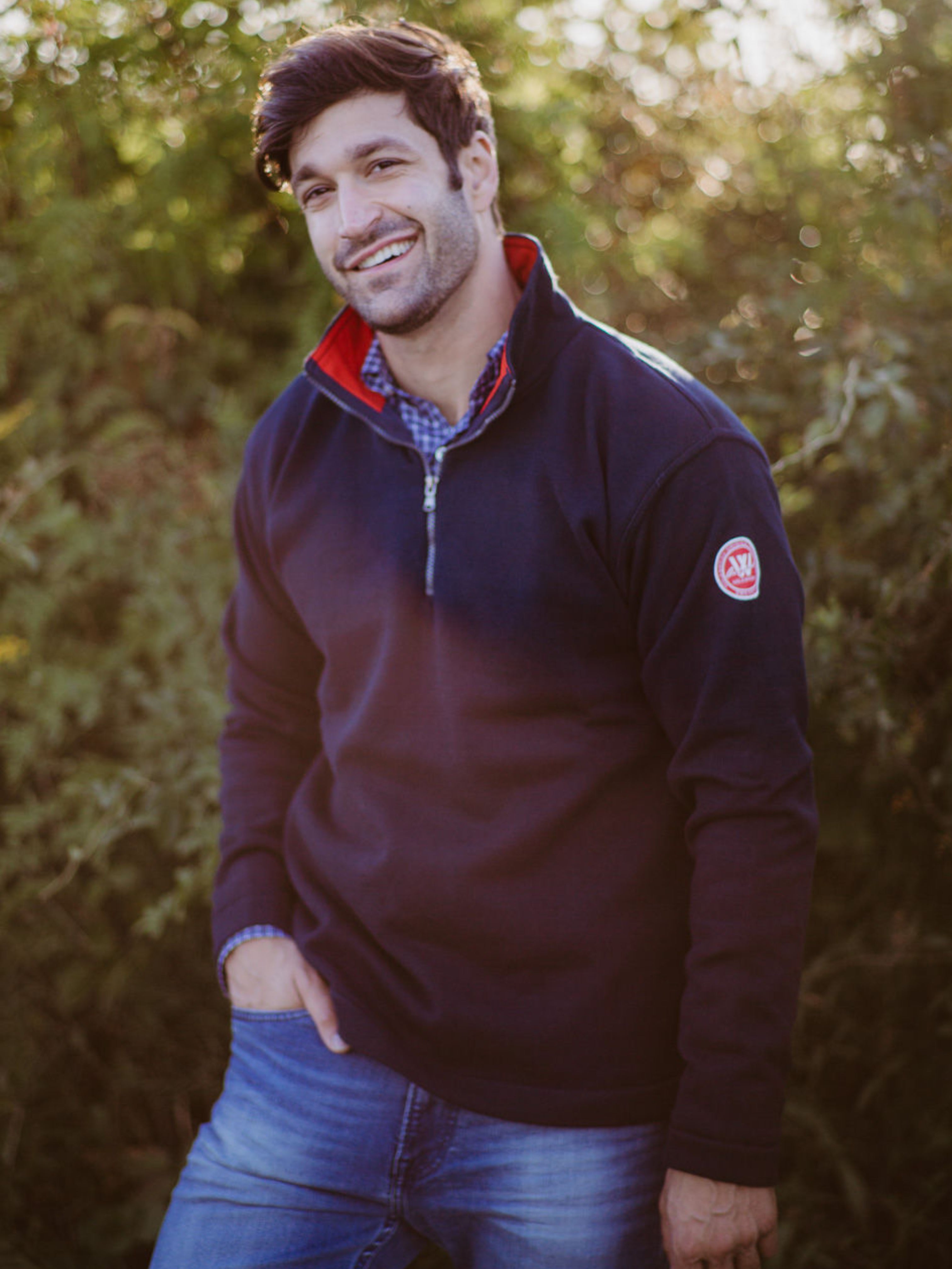 Skipper Windproof Sweater-Navy – Holebrook USA
